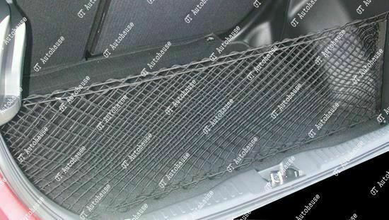 For Audi Rear Cargo Trunk Storage Organizer Envelope Black Elastic Mesh ...