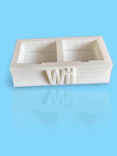 Wii Controller Stand, Holds 2 Wiimotes for Display or Storage! 3D ...