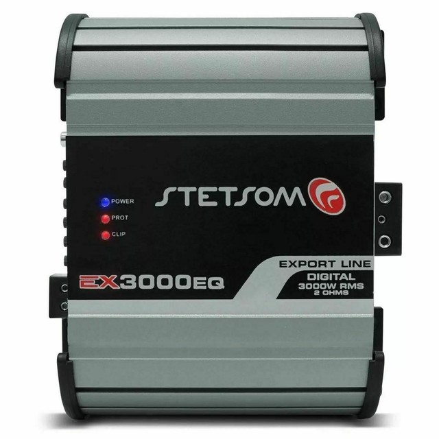 Stetsom Amplifier EX 3000 EQ 3000 Watts RMS 2 Ohm Digital Amp 3k ...