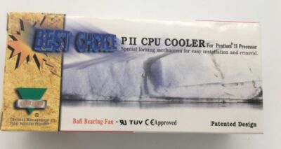 CoolTech Pentium II PII CPU Cooler Heatsink/Fan Assembly - 3 Pin - PII ...