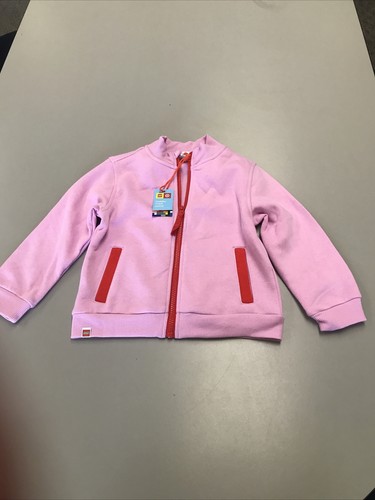 LEGO® Collection Pink Toddler Track Zip-Up Sweatshirt Jacket 4t NEW | eBay