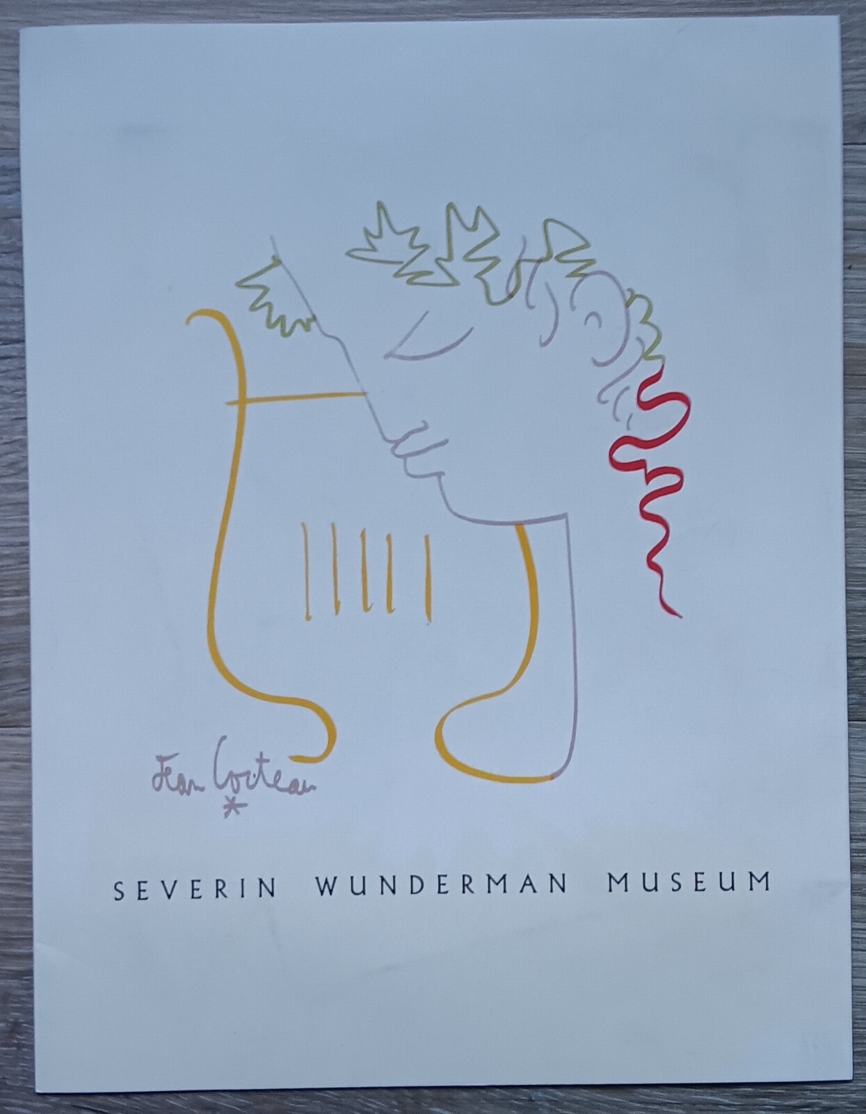 Jean Cocteau. Severin Wunderman Museum. 8-panel brochure. | eBay