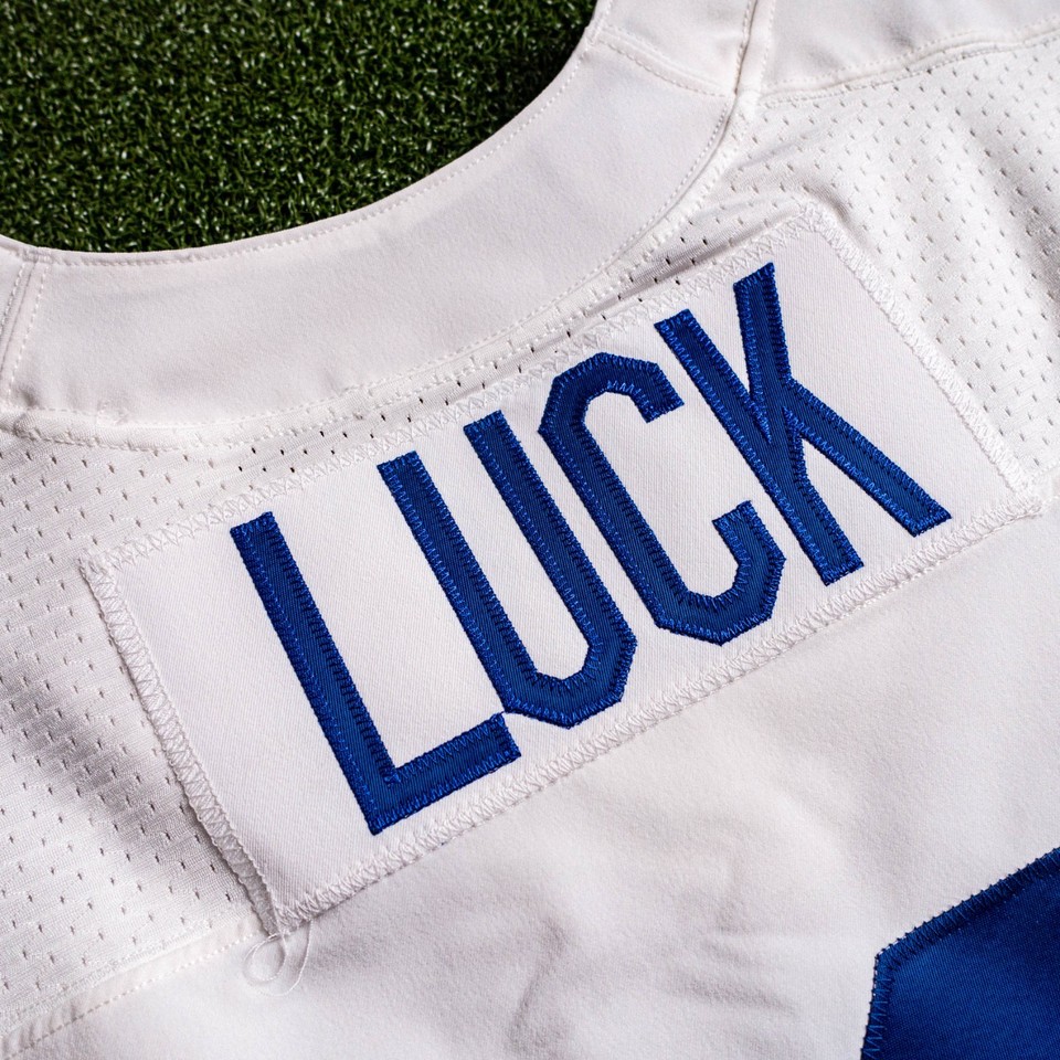 COA Andrew Luck Colts Nike Team Issued Game C & 35 Seasons Patch NFL ...
