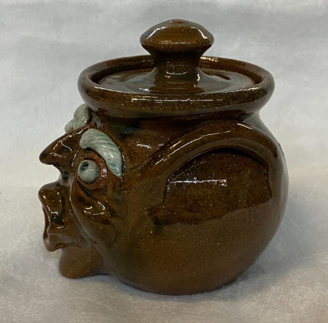 Jack T Maness Indigenous Southern Folk Art Pottery Mini Face Jug | eBay