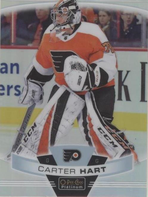 2019-20 O-Pee-Chee Platinum - Carter Hart #110 Rainbow for sale online ...