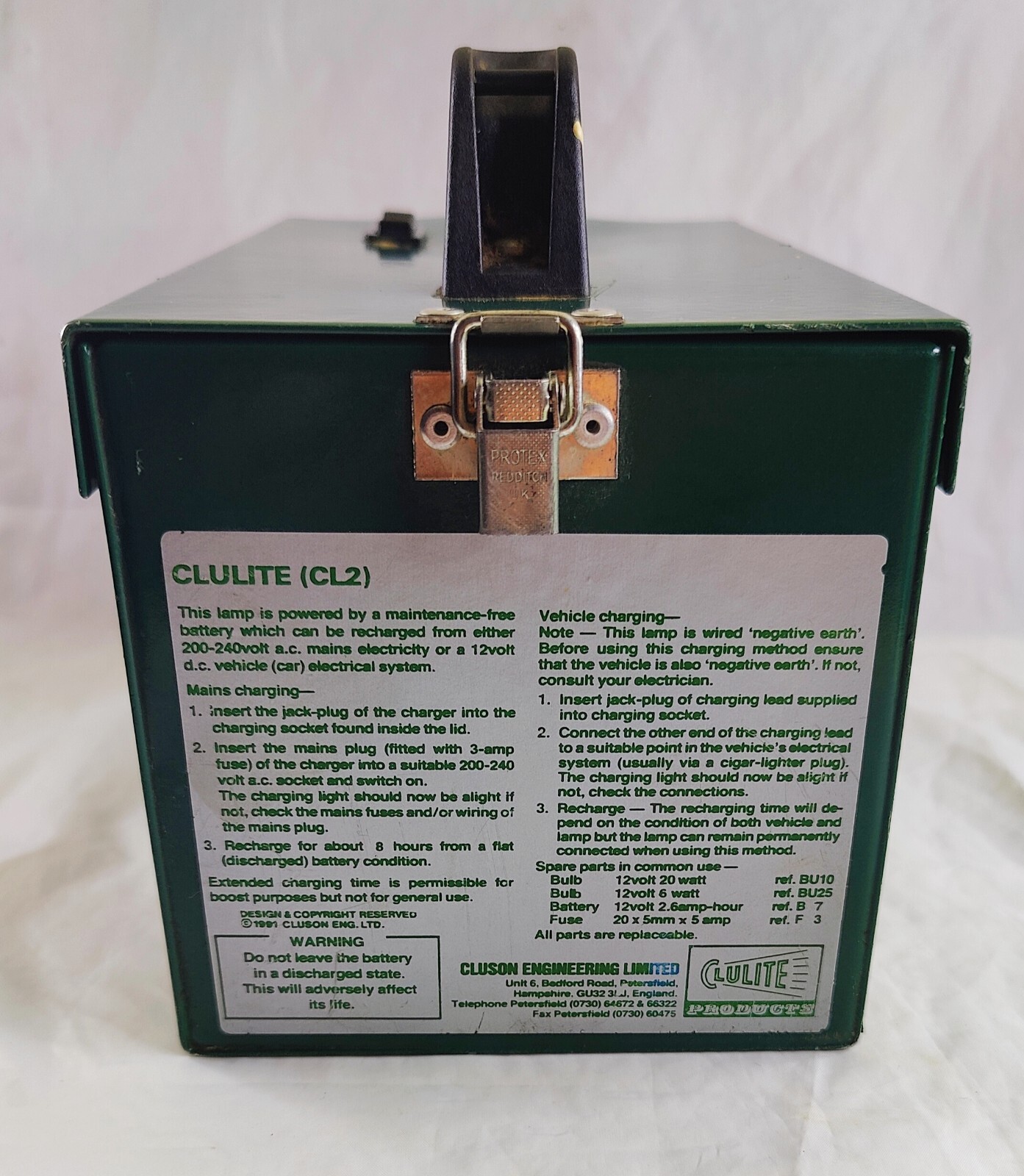 Vintage Clulite (CL2) Torch 12/240v Charging | eBay