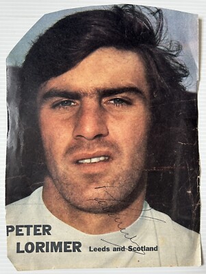 Peter Lorimer Signed Magazine Cut-out | eBay