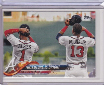 2018 Topps Update US43 The Future Is Bright Ronald Acuna Jr. / Ozzie ...