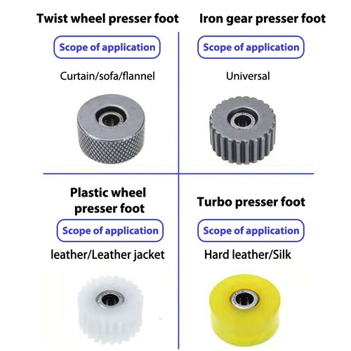 Roller Foot Sewing Replacement Narrow Rolled Hem Sewing Machine Presser ...