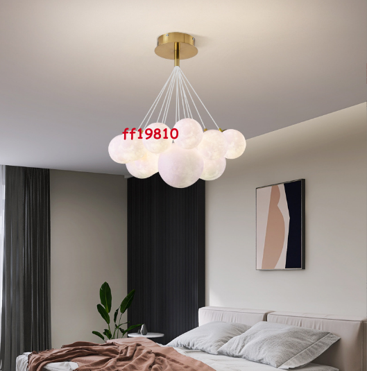 Modern PLA Bubble 3D Moon Light Led Dining Room Bedroom Modo Ceiling Pendant | eBay