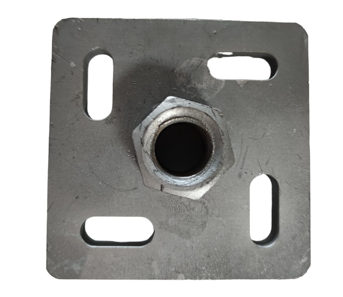 Adjustable Stump Plate Top Weld on for House Decks Portable or Granny ...