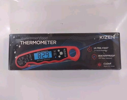 KIZEN Digital Meat Thermometer with Probe - Waterproof, Kitchen Instant ...