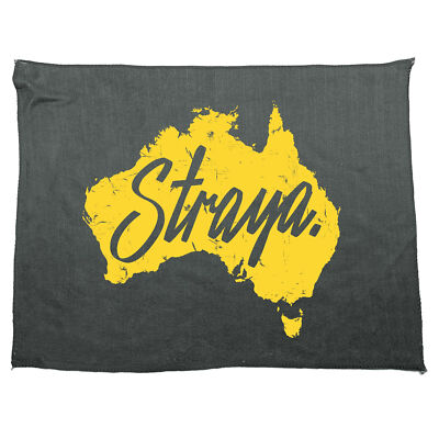 Straya Australia Ozzie Slang Country - Funny Novelty Gym Sports Towel ...