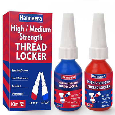 ThreadLocker 242 and 271 Thread Lock Medium and High Strength Lock ...