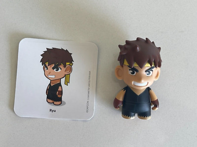 Ryu (Black Outfit) | Kidrobot Street Fighter Series 2 | Mini 3" Vinyl ...