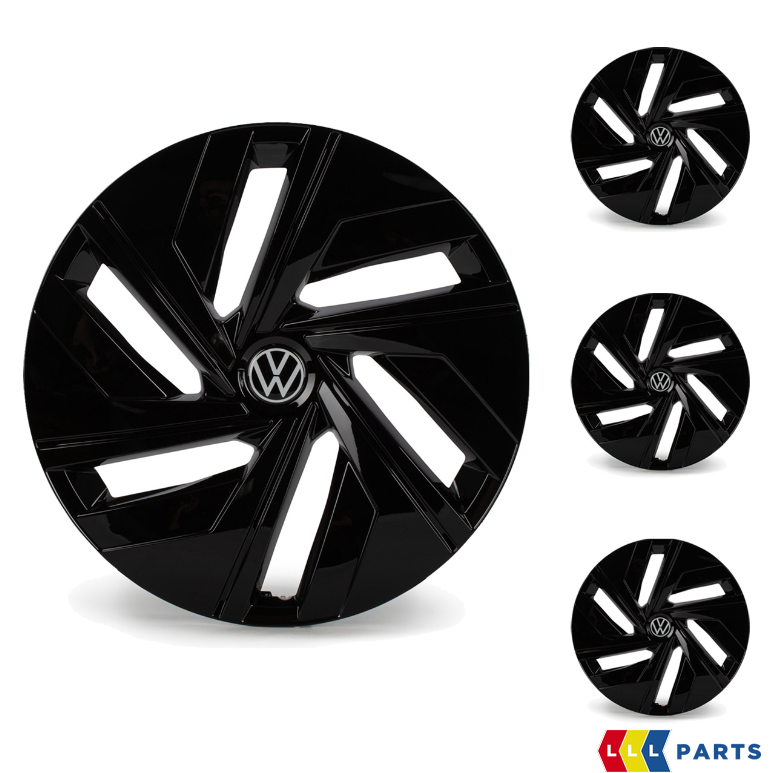 NEW GENUINE VOLKSWAGEN ID4 WHEEL TRIM 18 INCH HUB CAP COVER SET KIT ...