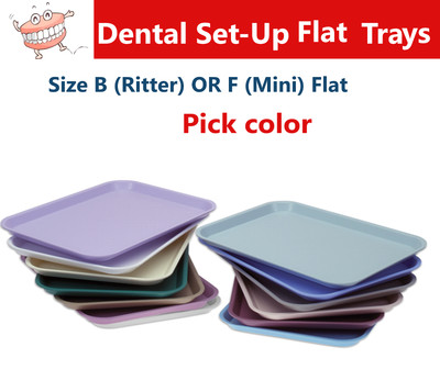 Dental Procedure Set-Up Trays Flat B (Ritter) or F Mini, Autoclavable ...
