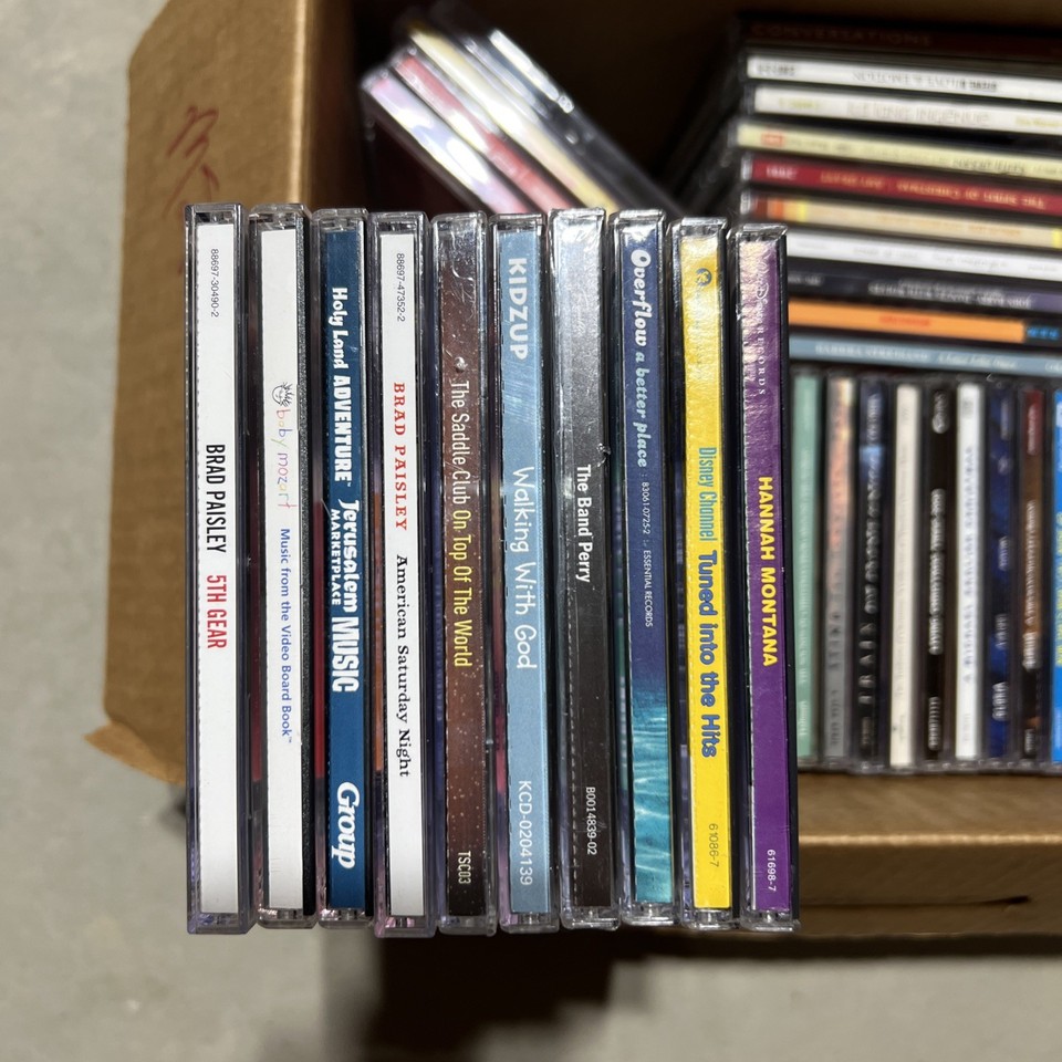 Huge Lot of 65+ Assorted Music CD's in Original Cases | eBay