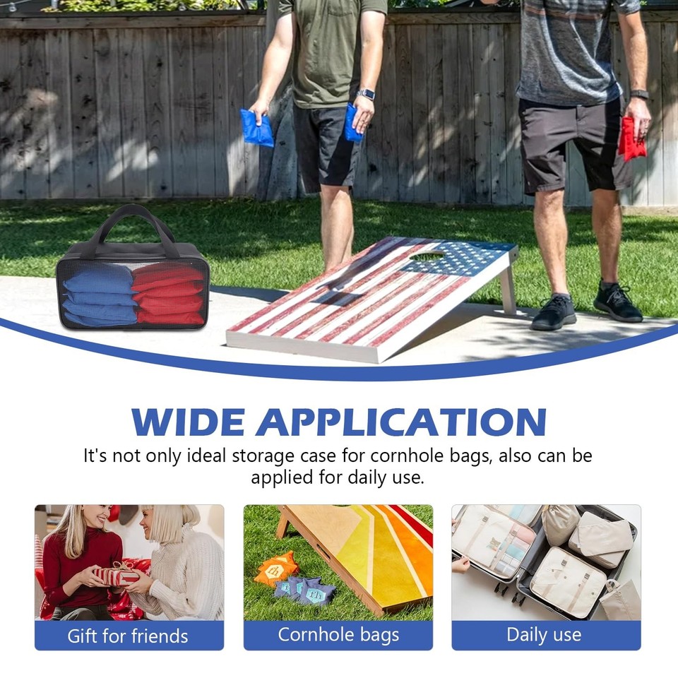 Cornhole Bags Carrying Case, Cornhole Storage Bags Carry Bag for ...
