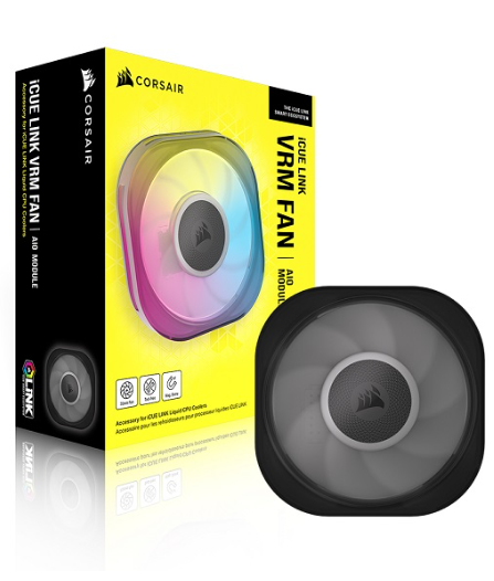 Corsair icue Link Aio VRM Fan Module (Black, White) / Tracking | eBay