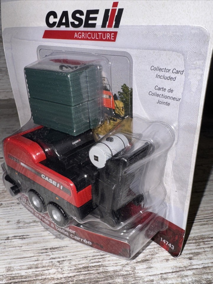 1/64 Scale Case IH LB433 Large Square Baler Die-Cast Ertl Hay Equipment ...
