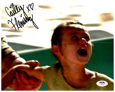 Cailey Fleming Young Rey Star Wars The Force Awakens Autographed 8x10 ...