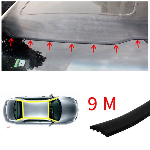 9M Rubber Seal Strip Trim Car Windshield Sunroof Weatherstrip Dust ...