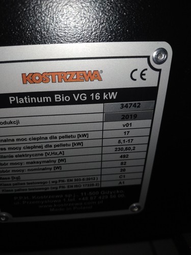 Pelletbrenner Kostrzewa Platinum Bio VG 17 Pelletheizung Pelletkessel ...