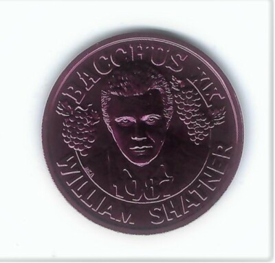 1987 WILLIAM SHATNER STAR TREK KING BACCHUS DOUBLOON COIN TOKEN OLDEST ...