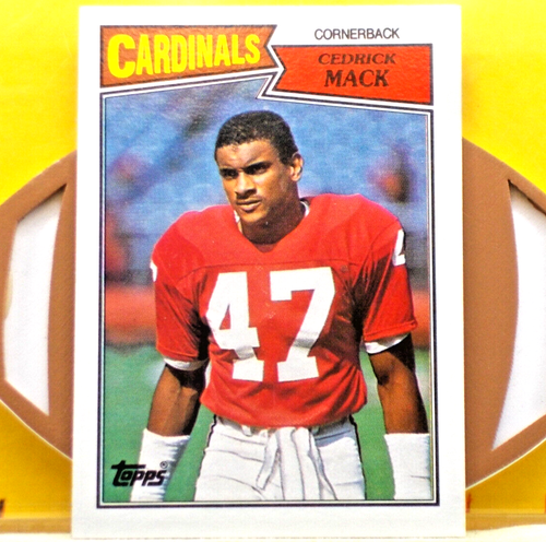 1987 TOPPS Football Card # 338 *** CEDRICK MACK *** St. Louis Cardinals ...
