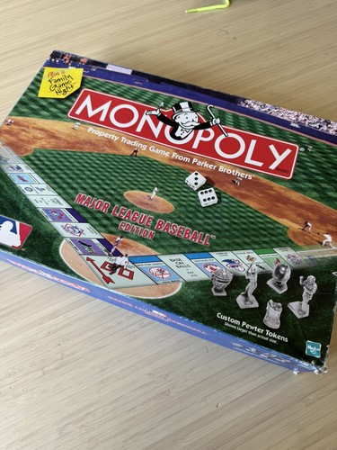 Major League Baseball Edition Monopoly Board Game By Parker Brothers ...