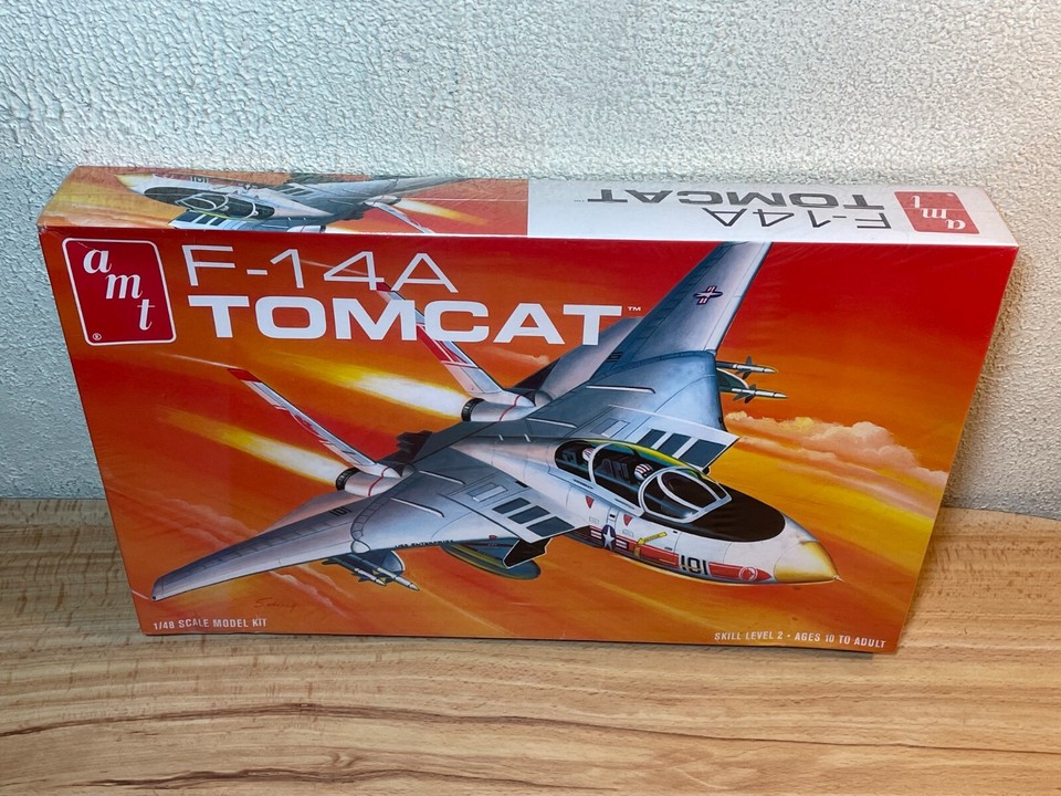 AMT F-14A Tomcat 1:48 Scale Aircraft 802/12 Fighter Jet Model Kit 2012 ...