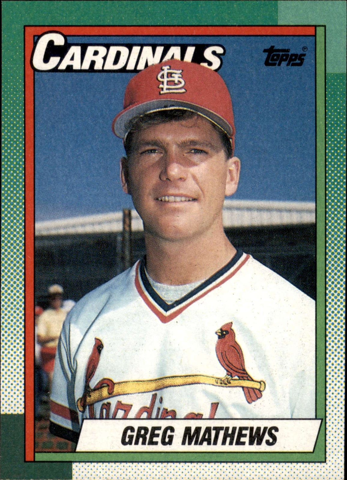 1990 Topps Greg Mathews #209 St. Louis Cardinals | eBay