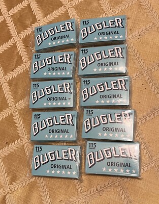 10x Bugler Rolling Papers Single Wide RYO Double Pack (2,300 leaves) | eBay