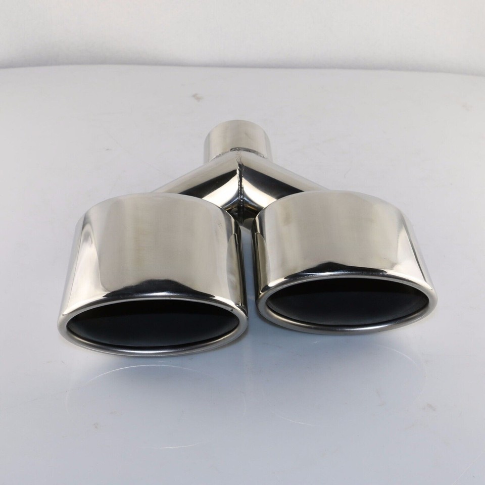 Style Oval Exhaust Tips Fit For Benz W204 W203 W211 W214 C-Class | eBay