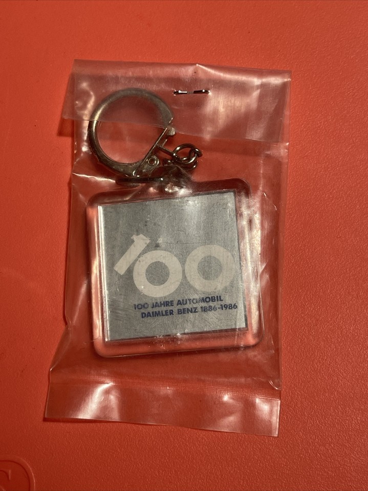 100 Jahre Automobil Daimler Benz 1886-1986 Keychain Ring New Sealed | eBay