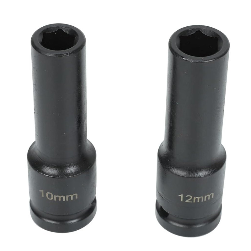 35 pcs Deep Impact Socket Set 1/2" Metric Drive 8-32mm SAE Impact ...