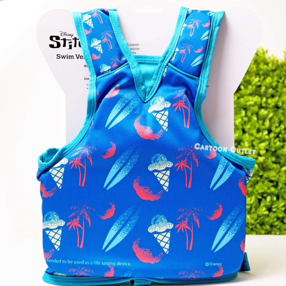 Disney Lilo and Stitch Life Jacket Swim Vest Jacket Pool Float 40-55 lb ...