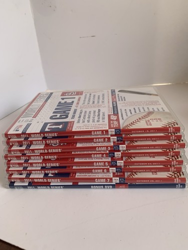 2011 St. Louis Cardinals World Series DVDs, Games 1 Thru 7 And Bonus ...
