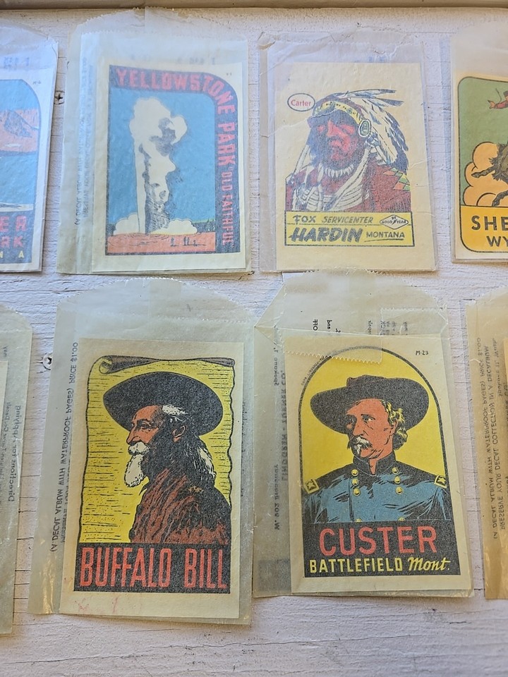 Lot of 11 Vintage US Destinations State Travel Camper Window Decal ...