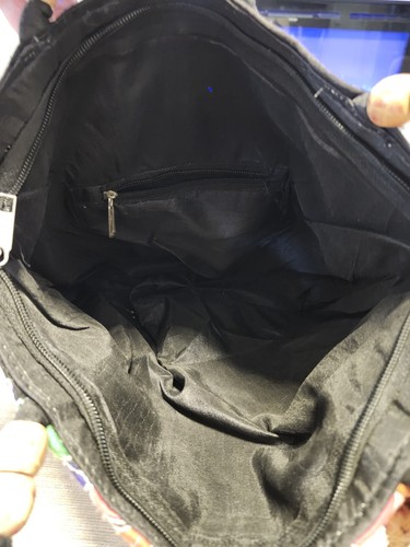 Heavily Embroidered Multicolor Peacock Bead Sequin Ethnic Canvas Bag ...