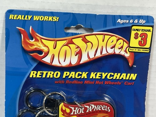 2001 Hot Wheels Retro Pack Keychain w/Mini Redline Cars #400-0 - New ...