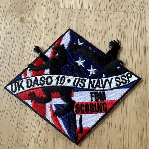 UK DASO 10 US Navy SSP FBM Scorling Patch | eBay