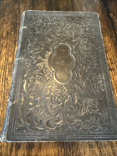Antique 1860 Cottage Family Bible Containing Old And New Testaments | eBay