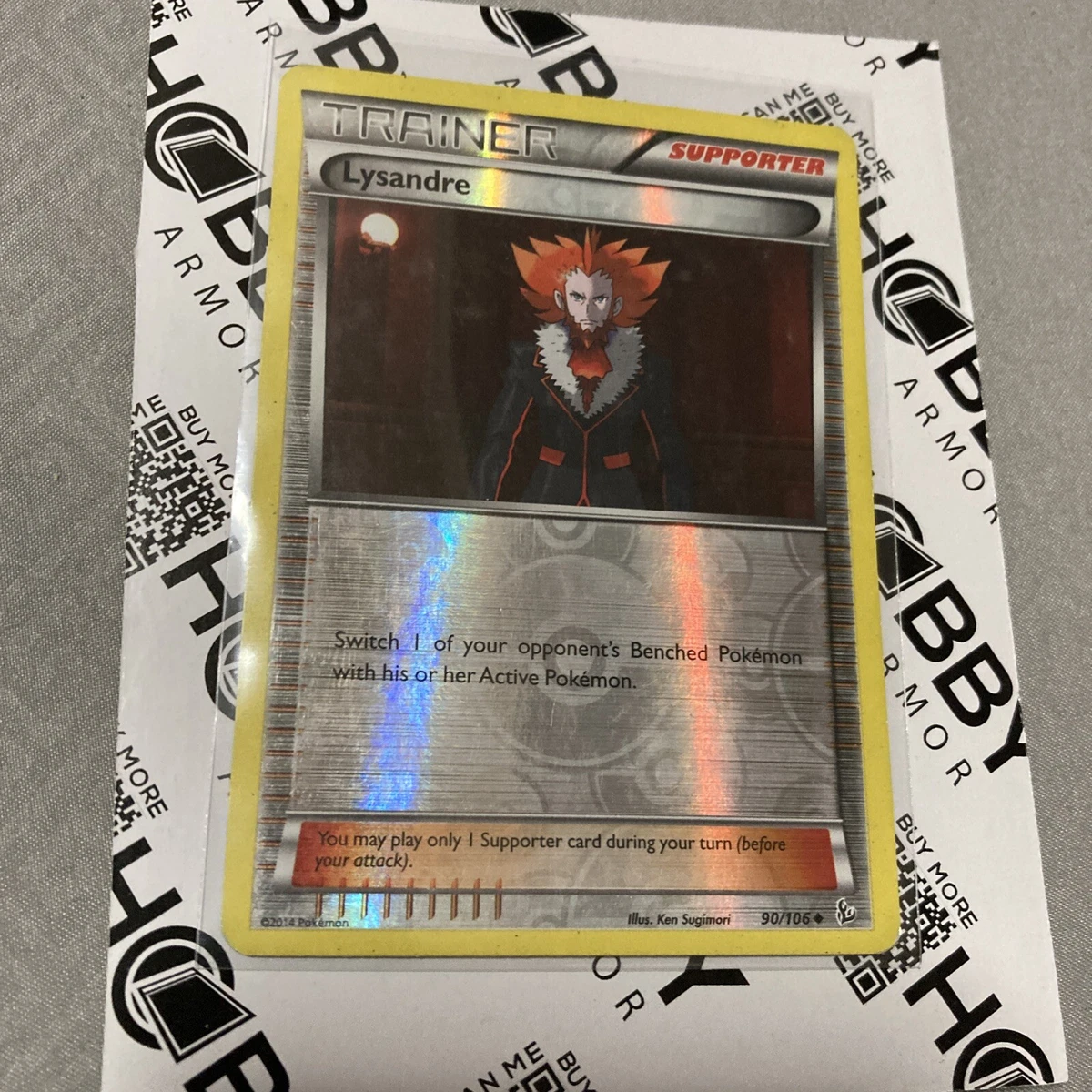 Lysandre Pokemon Card