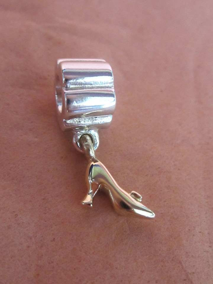 AUTHENTIC PANDORA STILETTO BEAD BRAND NEW HIGH HEEL SHOE #790349 TWO ...
