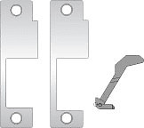Faceplate for HES 8500 Series Electric Strikes for Schlage Mortise ...