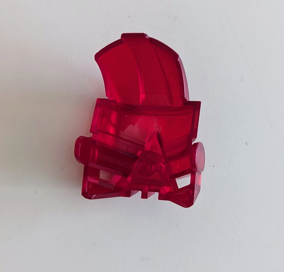 LEGO Bionicle Trans-Red Kaukau Kanohi Mask | eBay