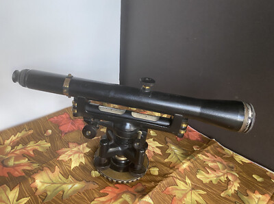 Vintage W. & L.E. Gurley Surveyors Level Transit, Scope With Case, Box ...