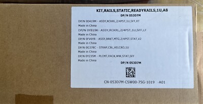 Dell 053D7M Static Ready Rails Kit for 1U PowerEdge R640 R440 R6415 | eBay